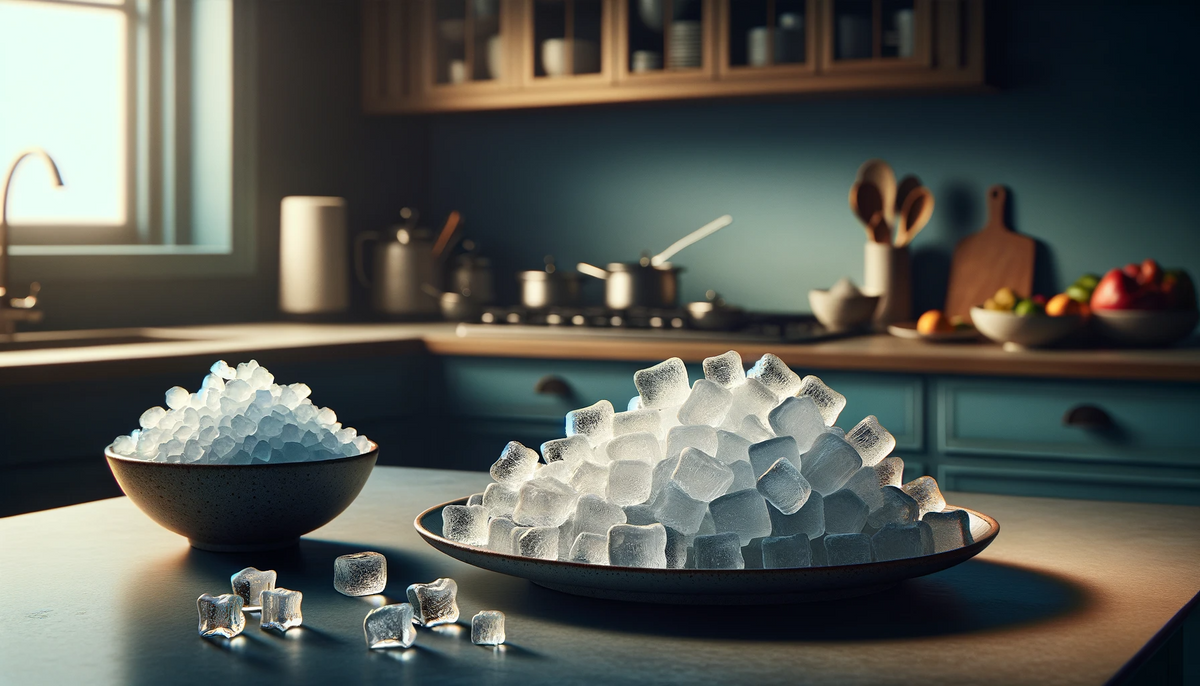 The Cool Contrast: Nugget Ice vs. Traditional Ice Cubes – VIVIDMOO